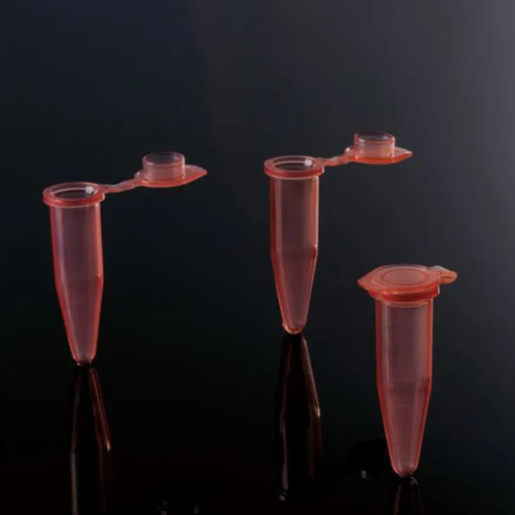 0,5 ml, 1,5 ml, 2,0 ml, tubes à microcentrifugation sans ADN et ARN ...